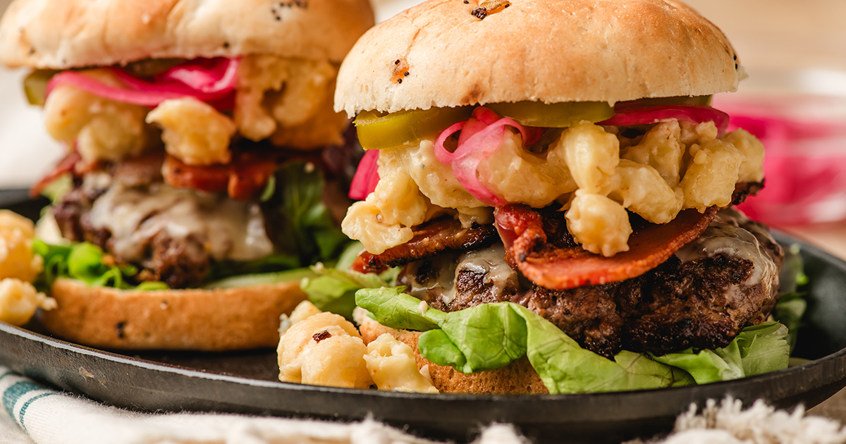 Mac and Cheese Burger