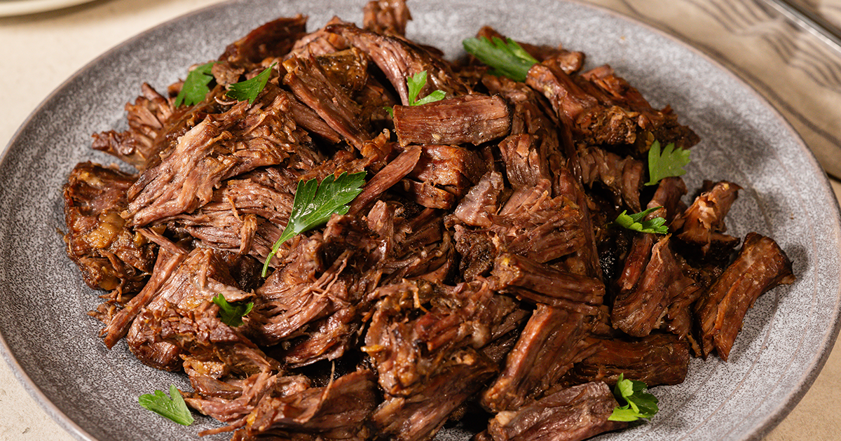 Slow Cooked Shredded Beef
